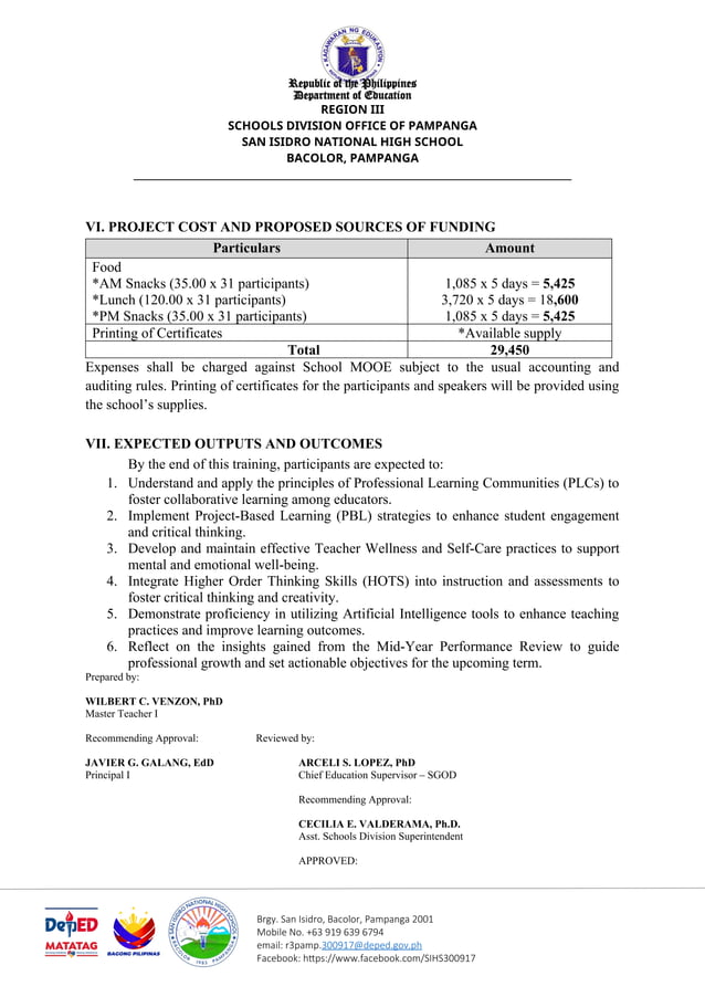 MPRE-2024: INSET for Teachers and Students | DOCX