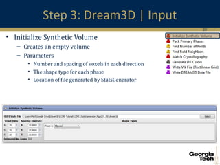 Dream3D and its Extension to Abaqus Input Files | PPT