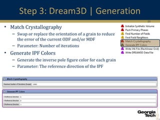 Dream3D and its Extension to Abaqus Input Files | PPT