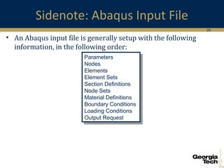 Dream3D and its Extension to Abaqus Input Files | PPT