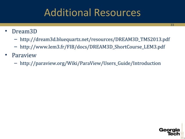 Dream3D and its Extension to Abaqus Input Files | PPT