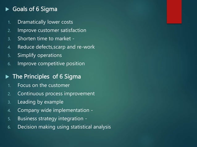 six sigma | PPTX