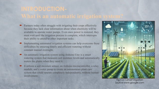 SMART IRIGATION USING ARDUINO I.O.T.pptx