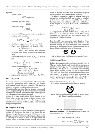 Mprovement of telugu ocr by segmentation of touching characters | PDF