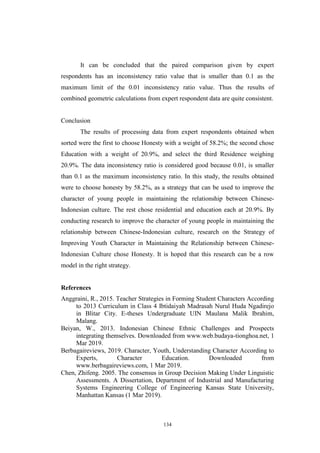 STRATEGIES TO IMPROVE YOUTH CHARACTER IN MAINTAINING RELATIONSHIP ...