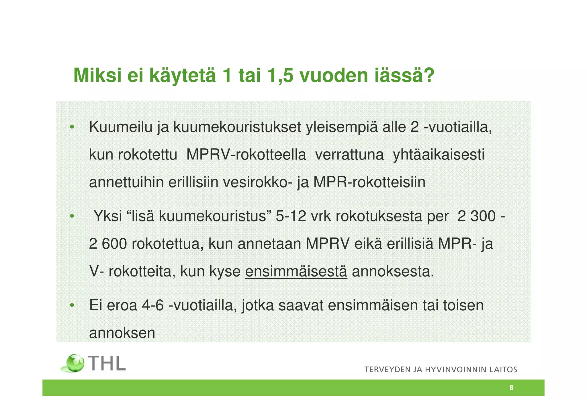 Mprv rokote tulee lasten rokotusohjelmaan | PPT