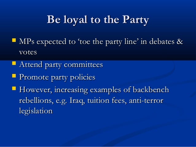 M ps role of an mp, general presentation