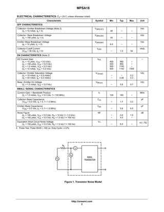 Original Transistor NPN MPSA18 MPS A18 TO 92 New ON | PDF