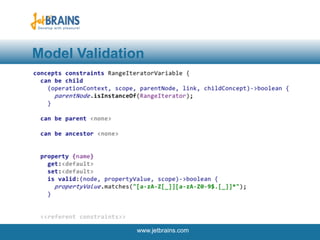 Advanced IDE functionality in modern language workbenches | PPT