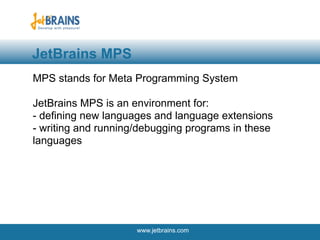Advanced IDE functionality in modern language workbenches | PPT