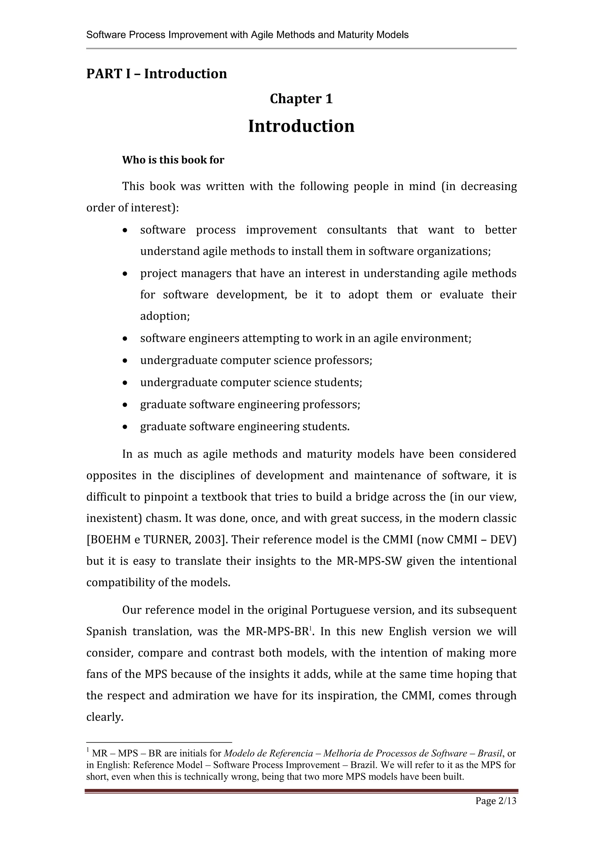 Maturity Models and agile chap 01 | PDF