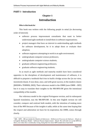 Maturity Models and agile chap 01 | PDF