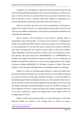 Maturity Models and agile chap 01 | PDF