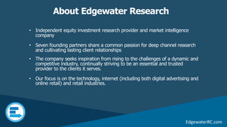 Marketplace Strategy + Edgewater Research: New Amazon Research Trends ...