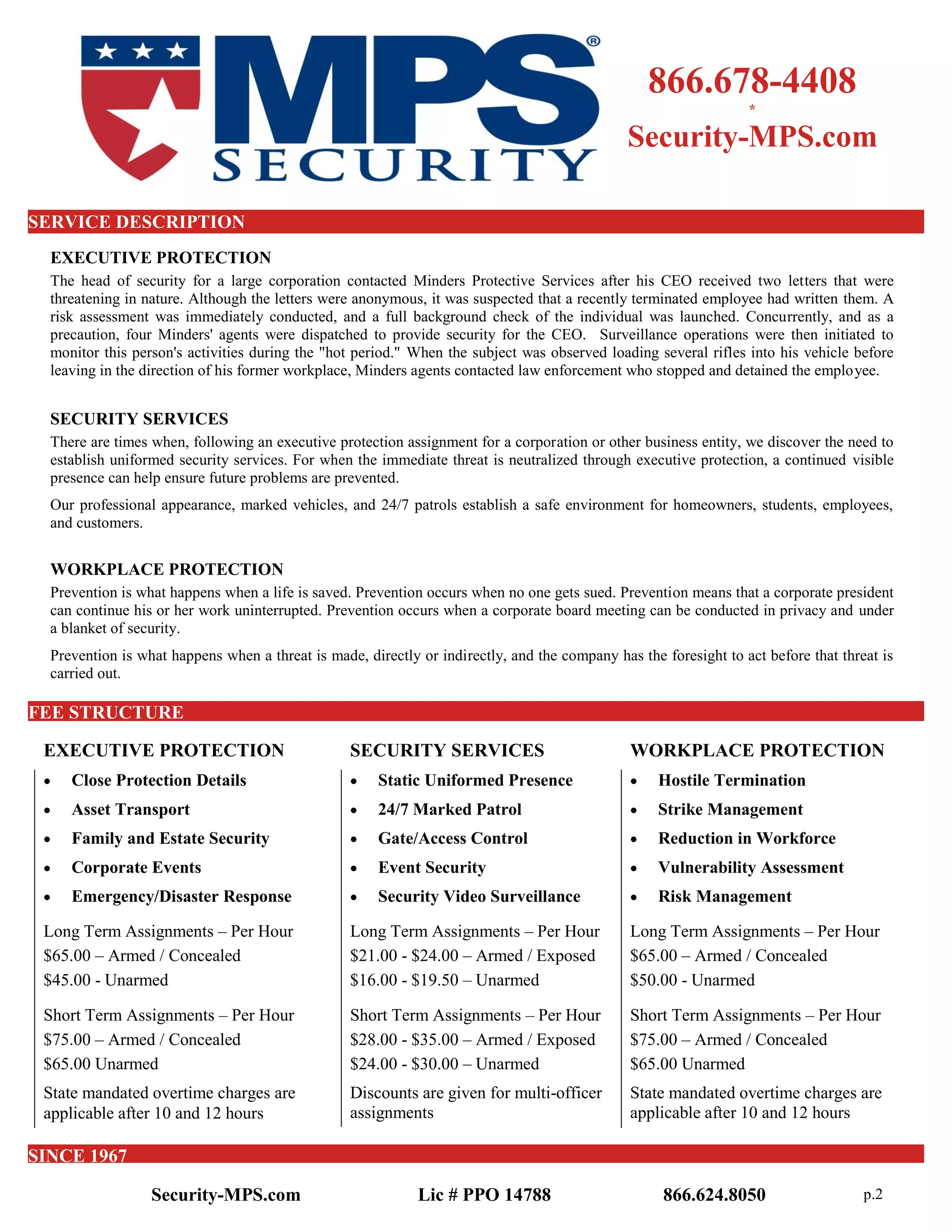 MPS Security Profile | PDF | Information Services Industry | Industries