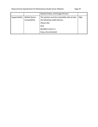Mps requirements specification | PDF