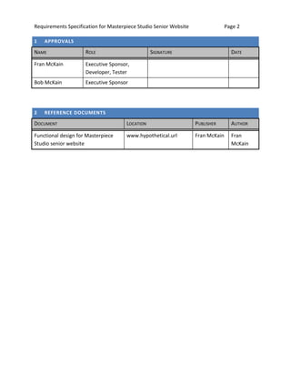 Mps requirements specification | PDF