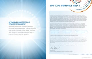ManpowerGroup Solutions : Total Workforce Index | PDF