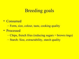 Mpt 16 potato breeding | PPT