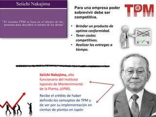 MPT Mantenimiento Productivo Total | PPTX