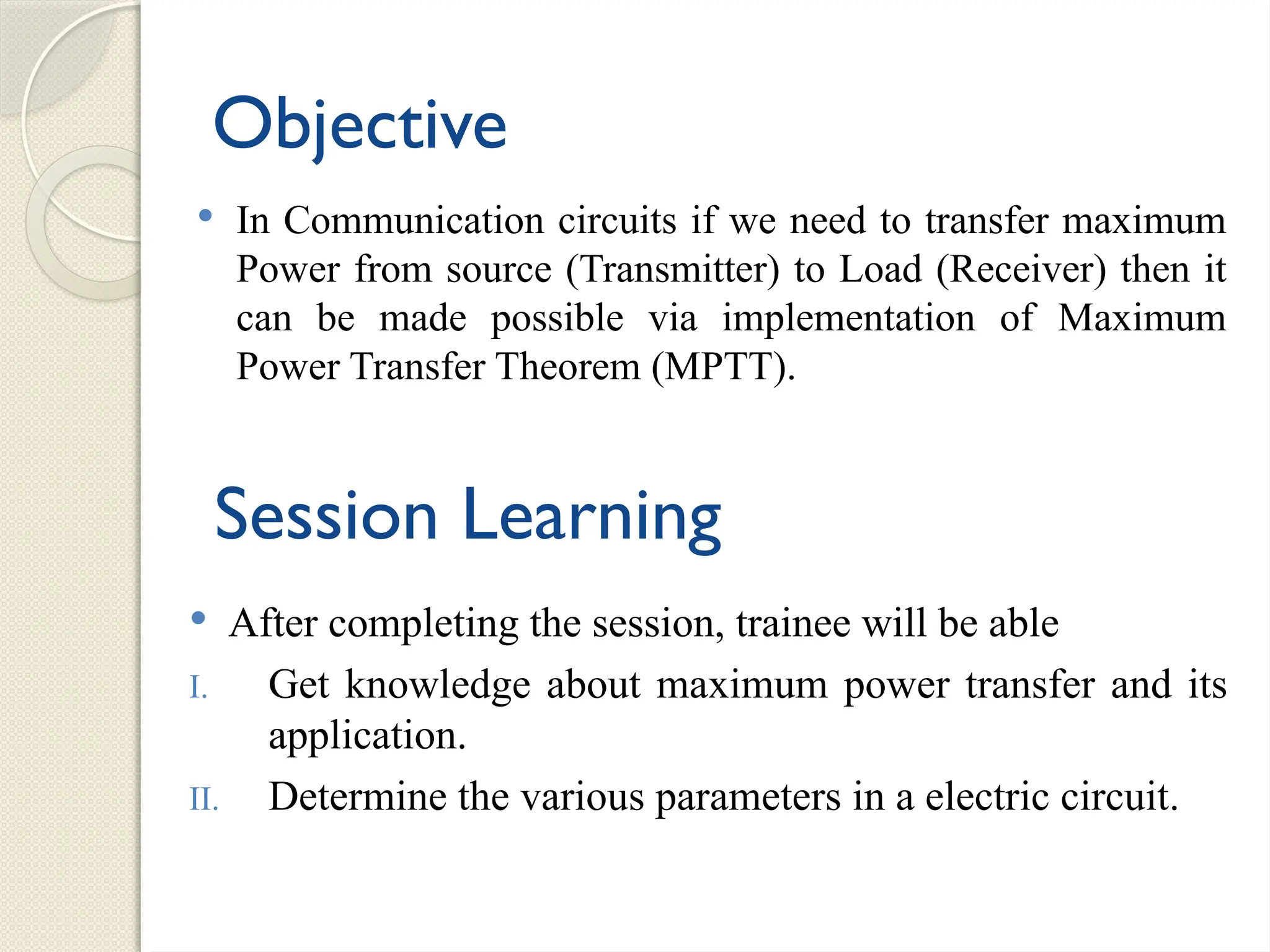 Maximum power transfer theorems electrical engineering.pptx