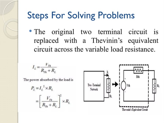 Maximum power transfer theorems electrical engineering.pptx