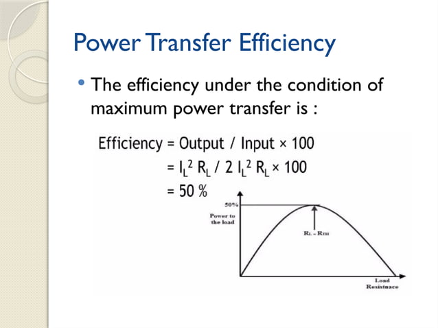 Maximum power transfer theorems electrical engineering.pptx