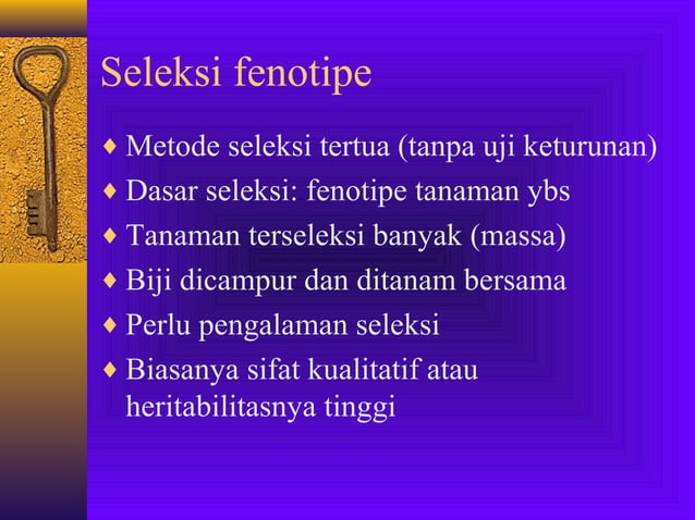 Mpt4 metode pemuliaan | PPT