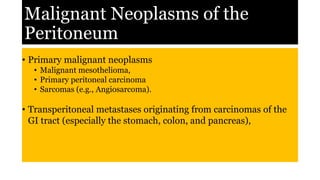 malignant neoplasm of the peritoneum | PPT
