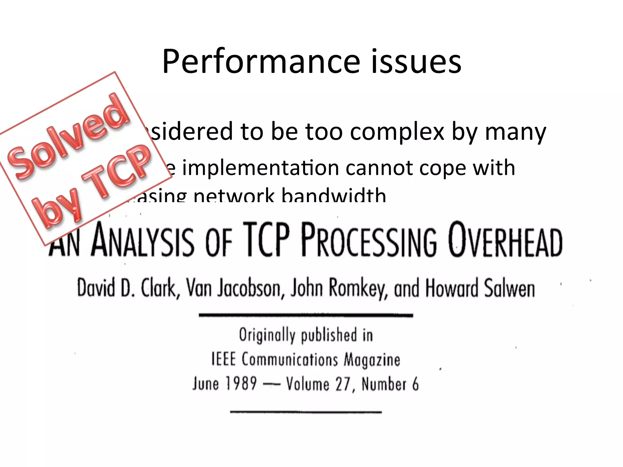 Beyond TCP: The evolution of Internet transport protocols | PDF