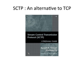 Beyond TCP: The evolution of Internet transport protocols | PDF