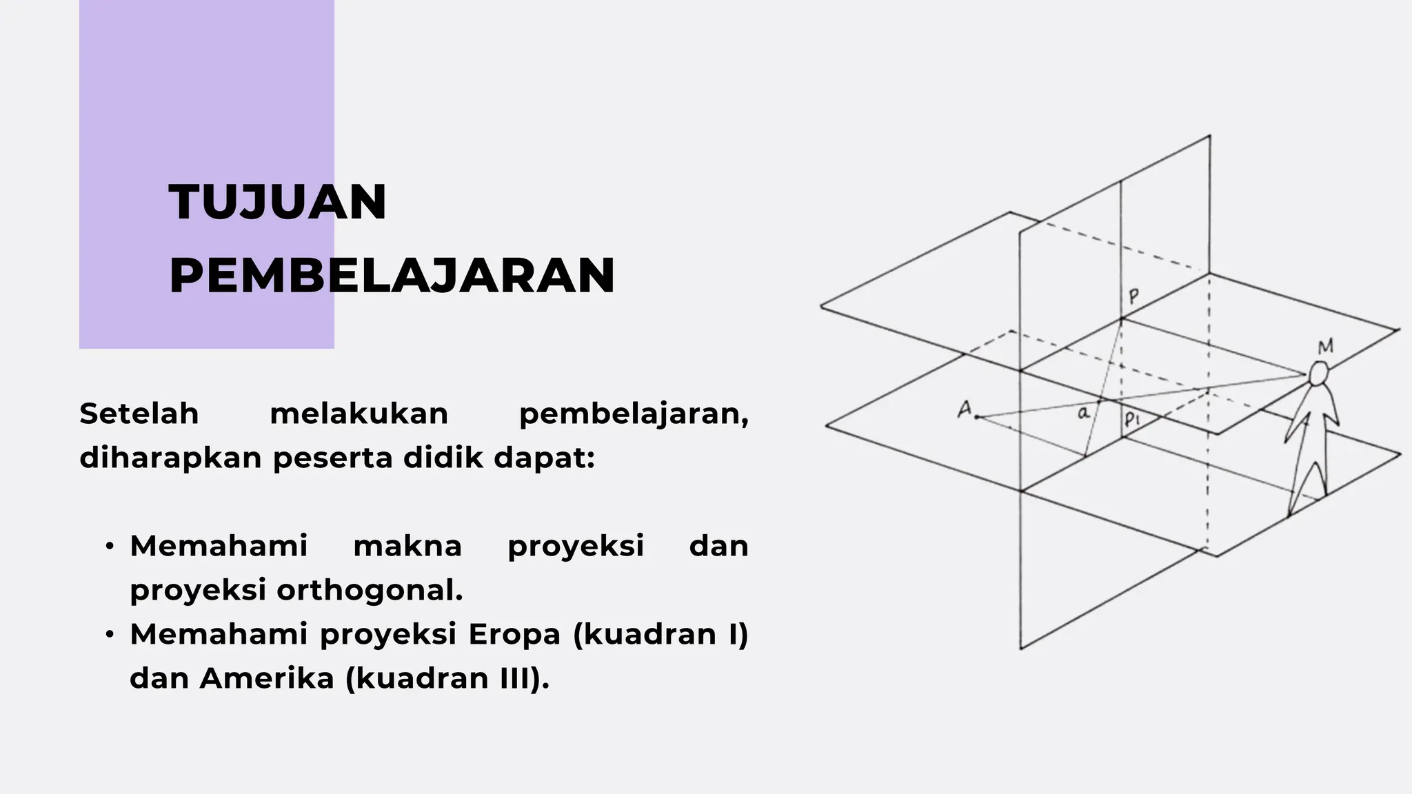 PROYEKSI ORTHOGONAL MATA KULIAH GAMBAR TEKNIK, TEKNIK SIPIL | PPTX