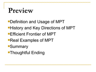 MPT | PPT