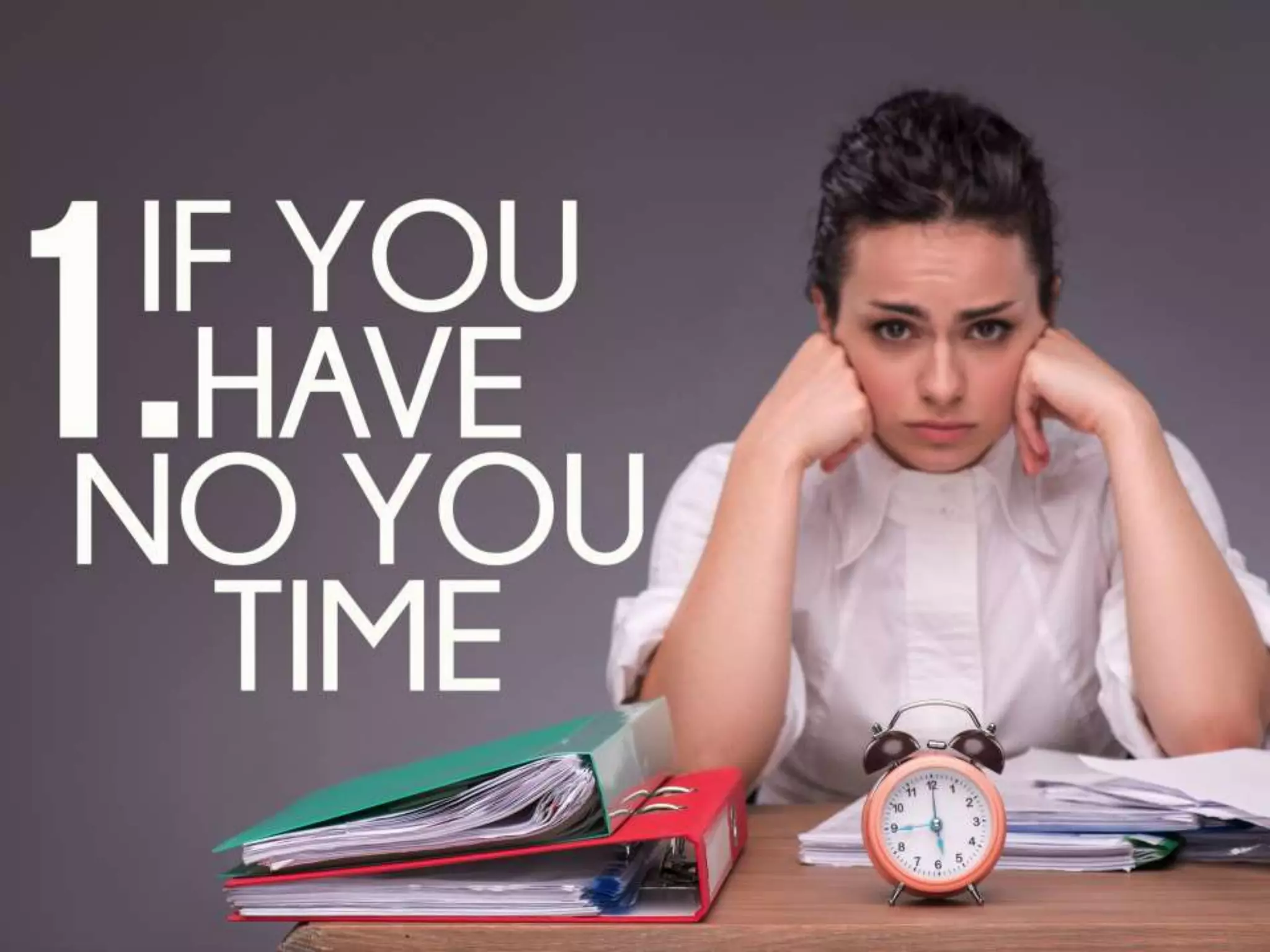 Are You Too Busy? | PPT