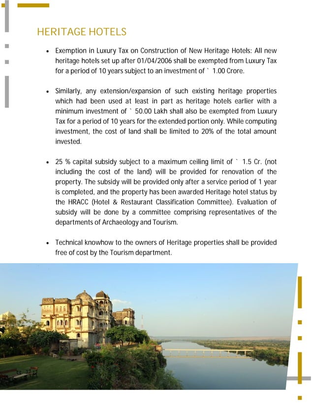 MP Tourism Policy, 2012 | PDF | Hotel Properties | Real Estate