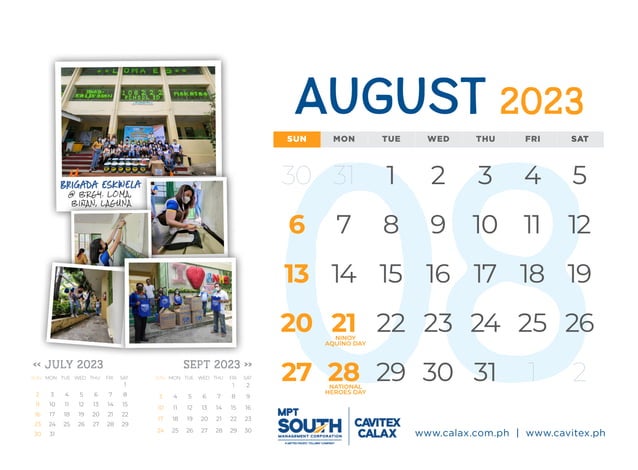 MPTC South 2023 Calendar | PDF
