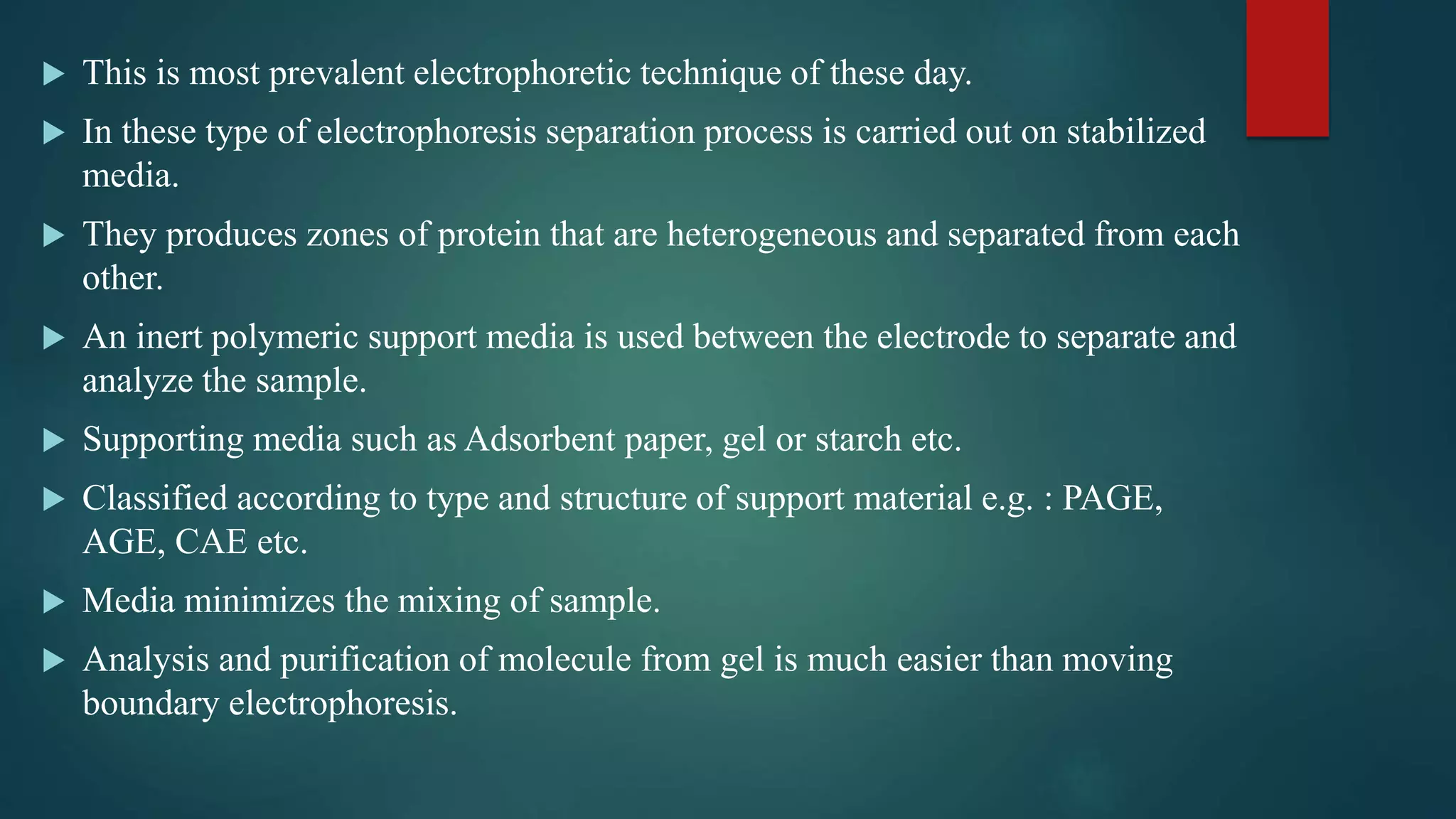 Modern pharmaceutical analytical technique ( Electrophoresis) | PPTX