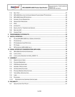 Mpu 6050 data-sheet | PDF