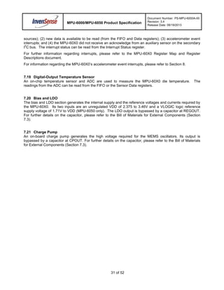 Mpu 6050 data-sheet | PDF