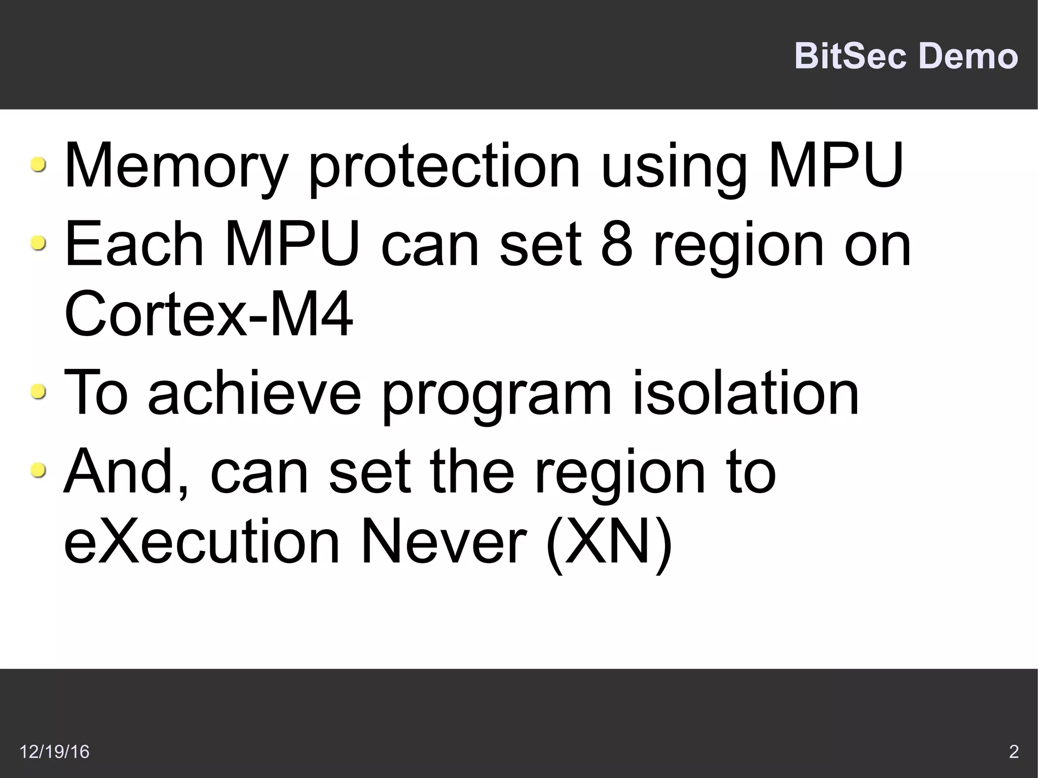 ARMv7-M MPU (Memory Protection Unit) XN example | PDF | Operating Systems | Computer Software ...