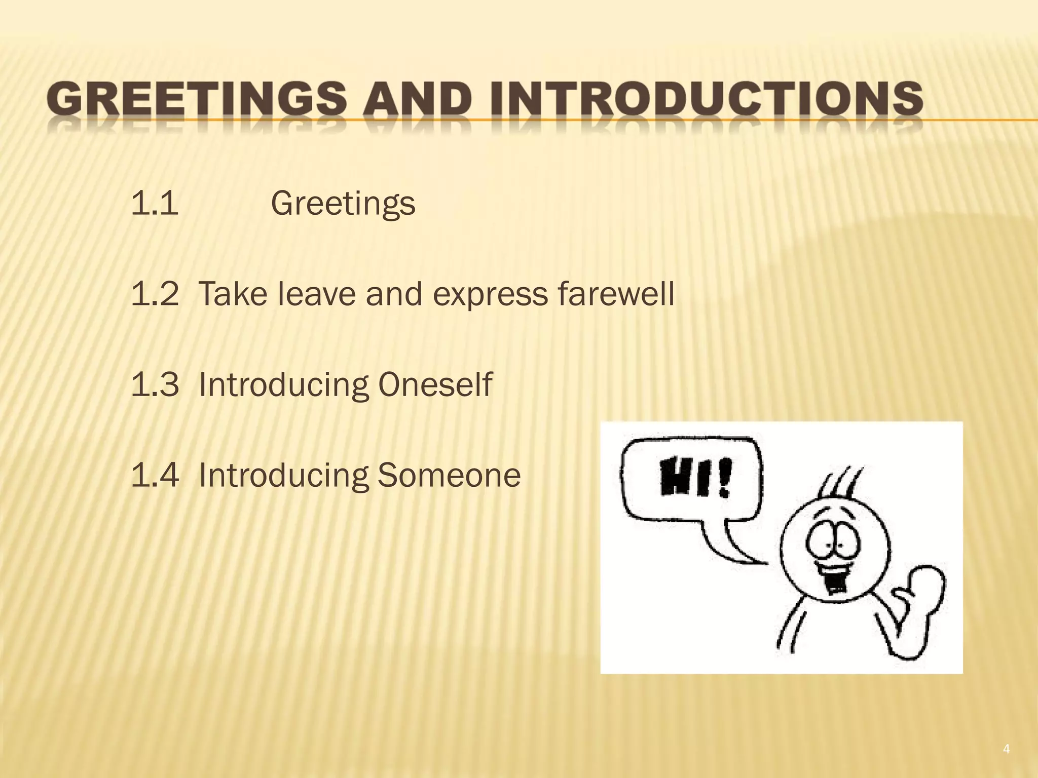 Mpu 1181 topic 1 greetings &introductions | PPT