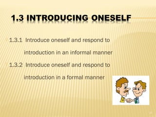 Mpu 1181 topic 1 greetings &introductions | PPT