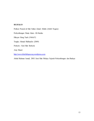 Mpu2412 Seni Silat Berkeris (Nor Syarmila Sari bt Shamsuddin Shukor) | DOC