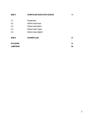 Mpu3213 perbezaan dialek negeri pahang dan negeri kedah | DOCX