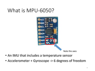 MPU6050 IMU with Arduino | PPTX