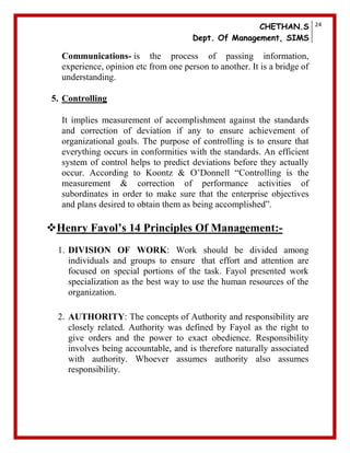 Management process unit -1 | PDF