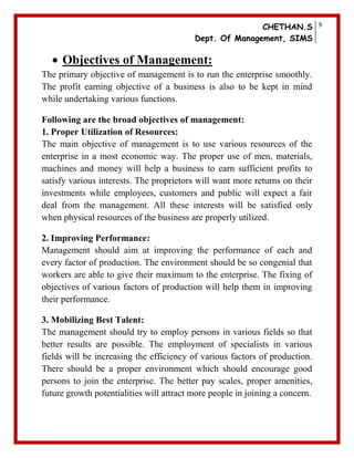 Management process unit -1 | PDF