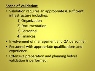 introduction to validation | PPTX