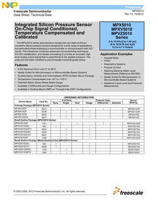 MPX5010.pdf | Physics | Science
