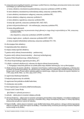 Miejscowy Plan Zagospodarowania Przestrzennego | PDF